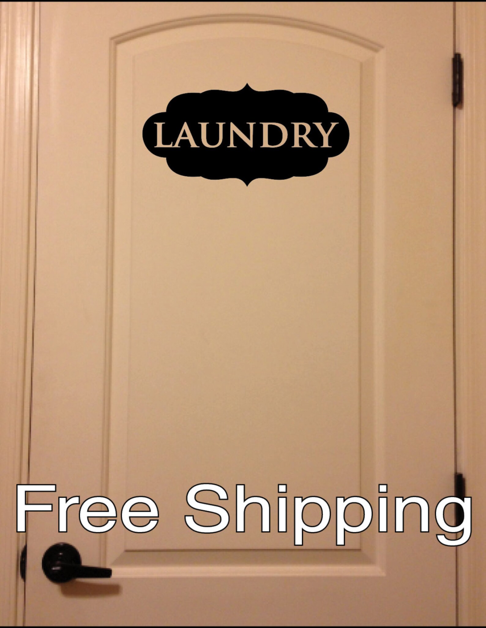 LAUNDRY Wall Vinyl Sticker Decal Laundry Room Ornate Design - Etsy