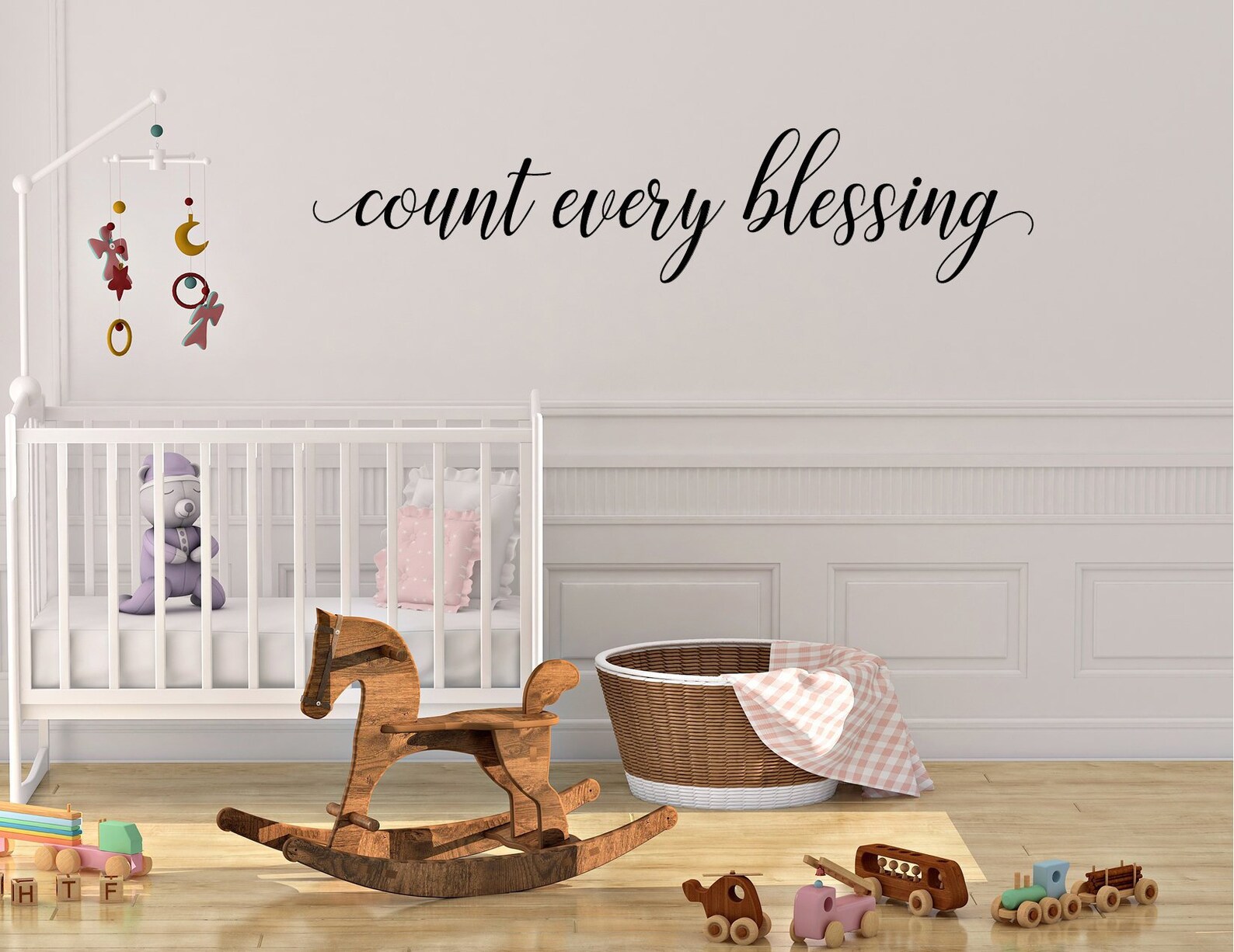 Count Every Blessing Vinyl Wall Sticker Decal Home Farmhouse | Etsy