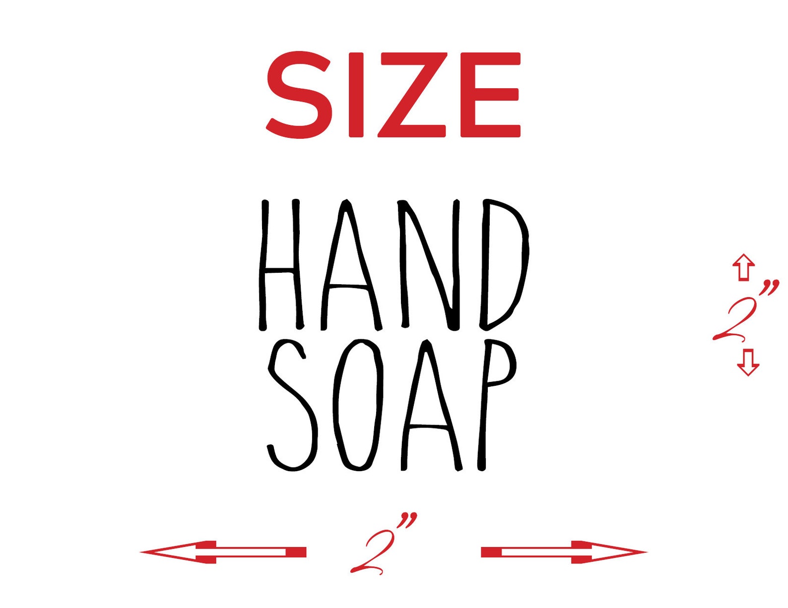 Hand Soap Dish Soap Labels - Vinyl Decal Sticker Cute Kitchen - Etsy