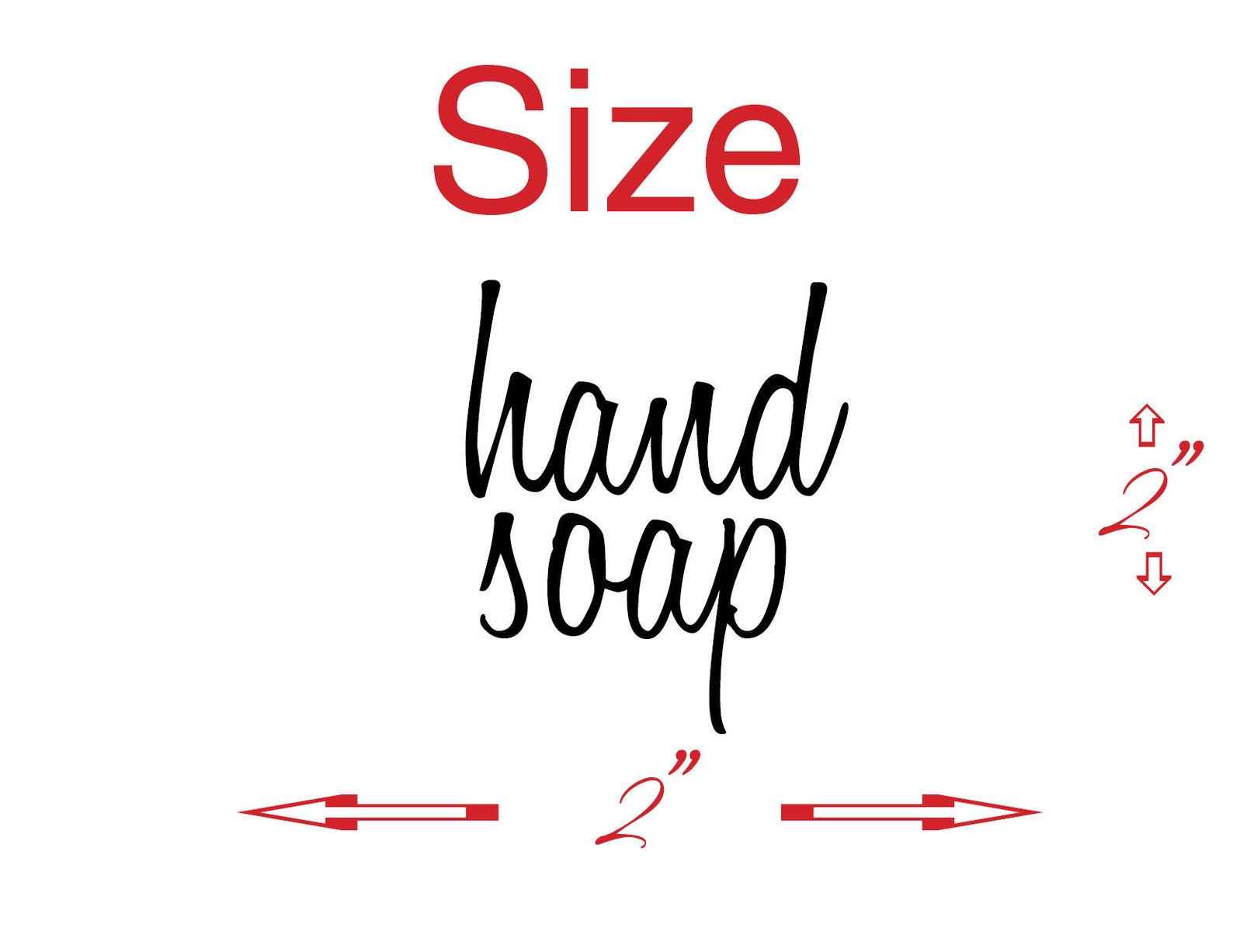 Hand Soap Hand Lotion Labels - Vinyl Decal Sticker Cute Kitchen or ...