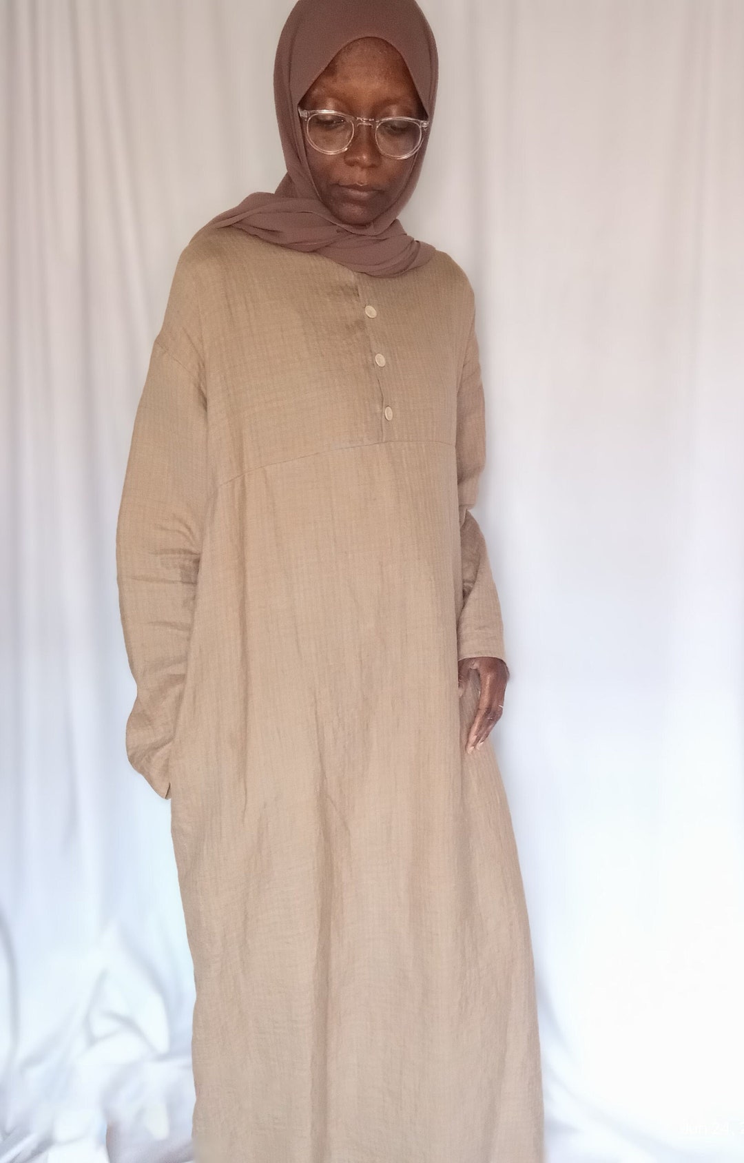 Minimalist Modest Dress/abaya PDF Sewing Pattern for Muslims - Etsy