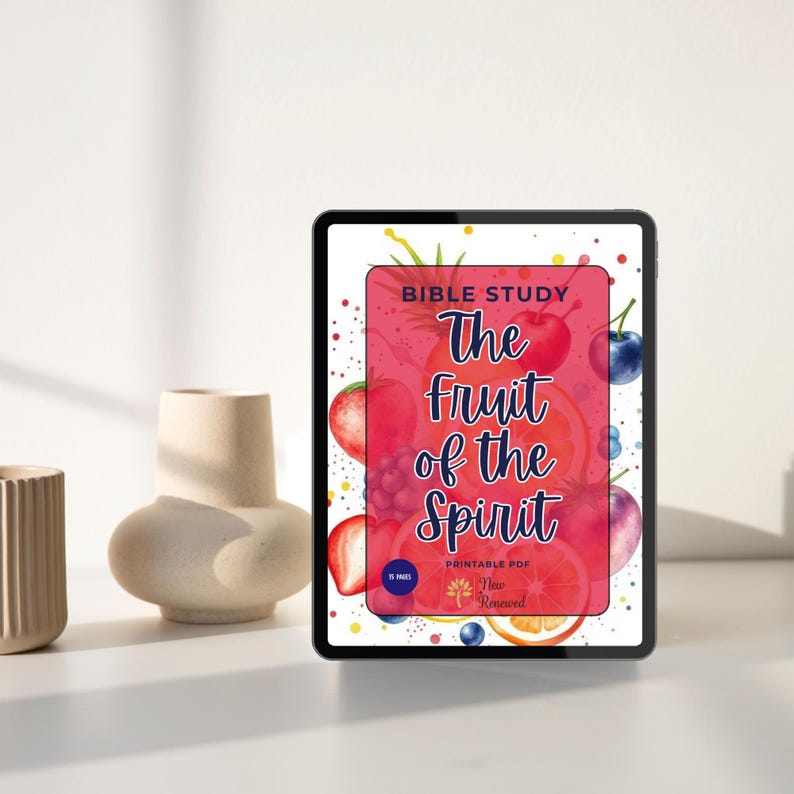 Fruit of the Spirit Bible Study – 15 Page Printable PDF With Journaling ...