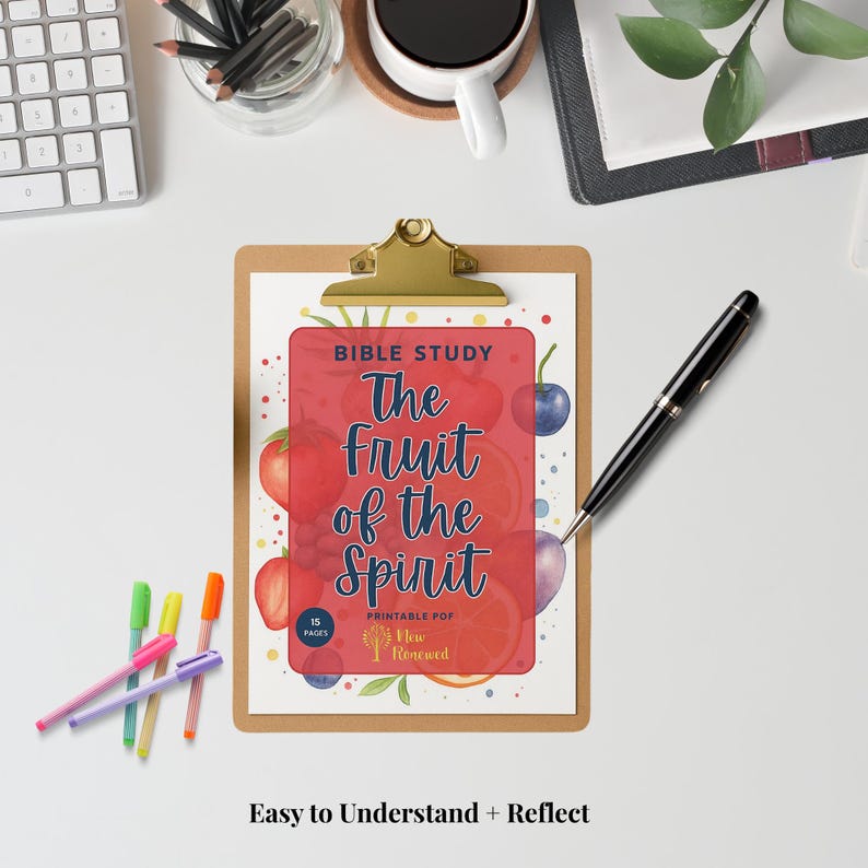 Fruit of the Spirit Bible Study – 15 Page Printable PDF With Journaling ...