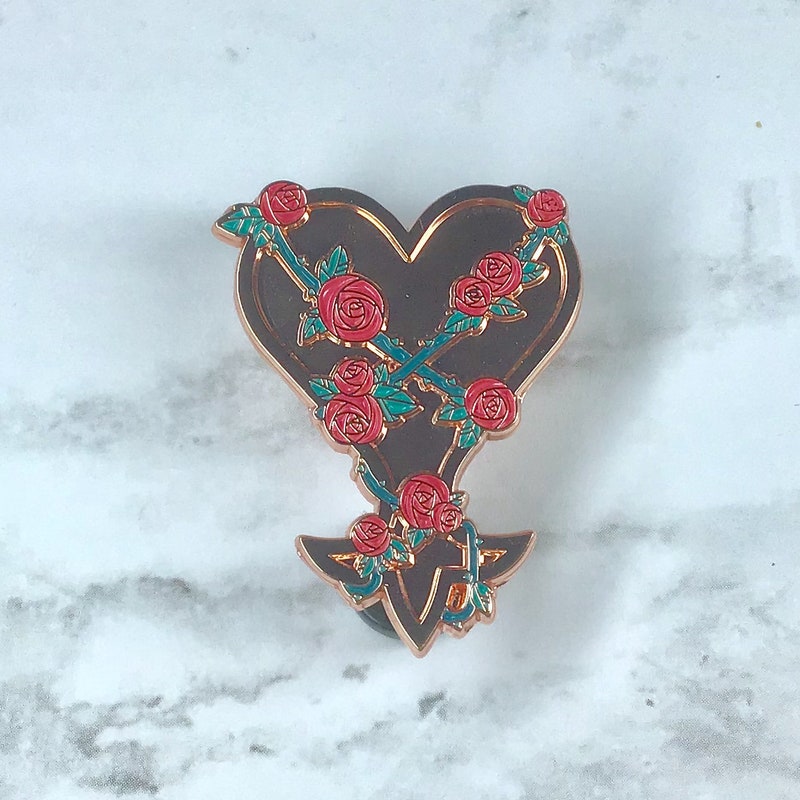 Heartless Enamel Pin - Etsy