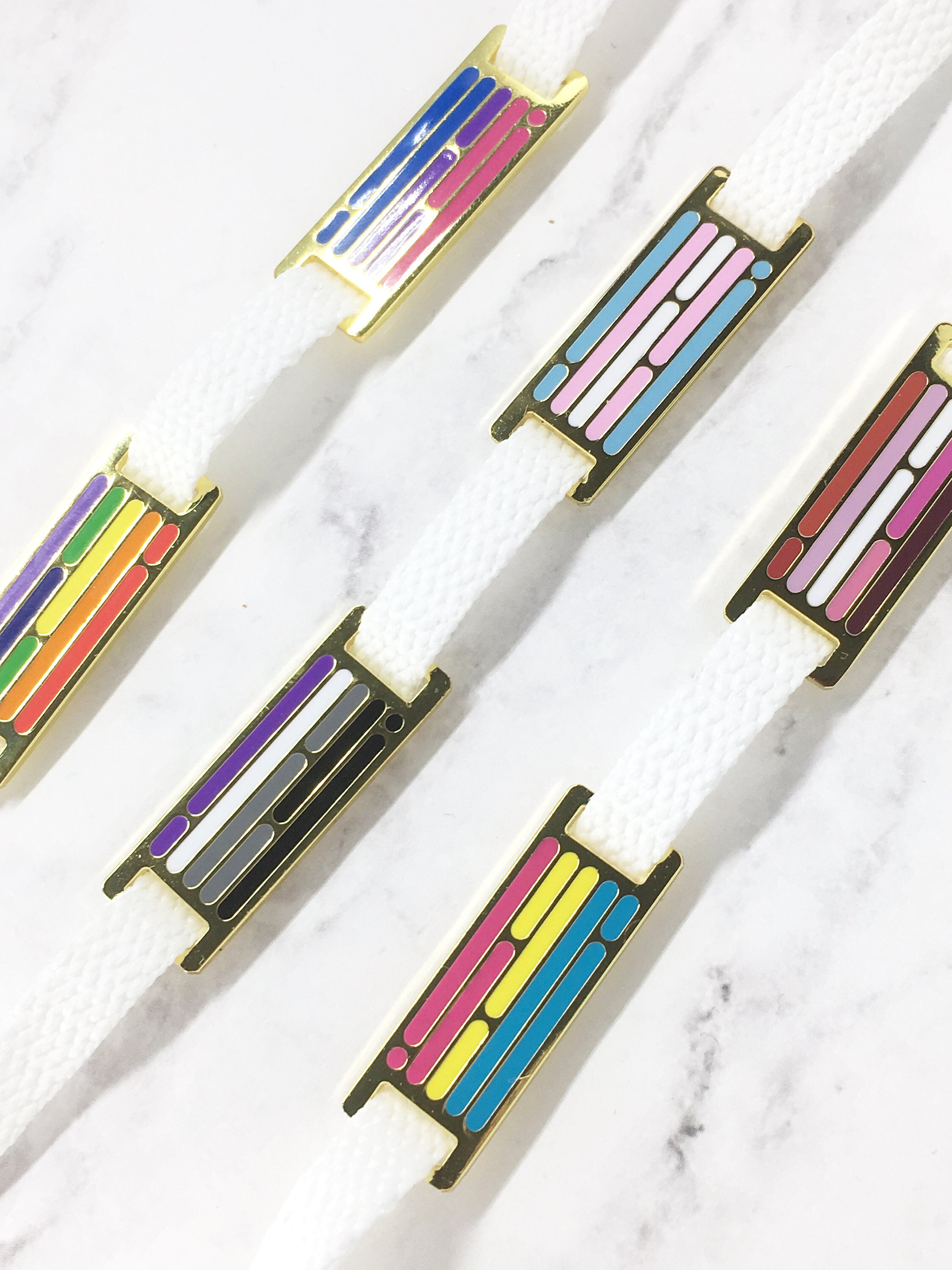 Pride Lace Locks Gay Lesbian Bisexual Pansexual | Etsy