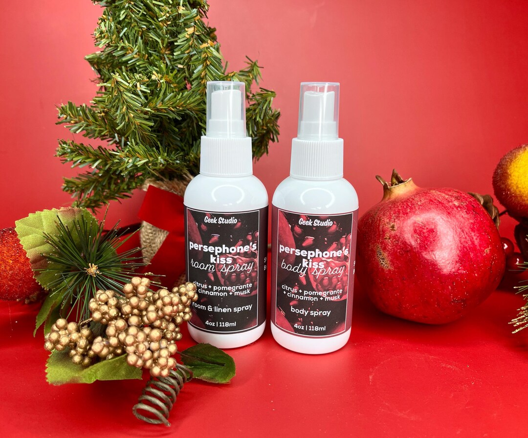 Persephone’s Kiss Body & Room Spray - Citrus + Pomegranate + Cinnamon ...