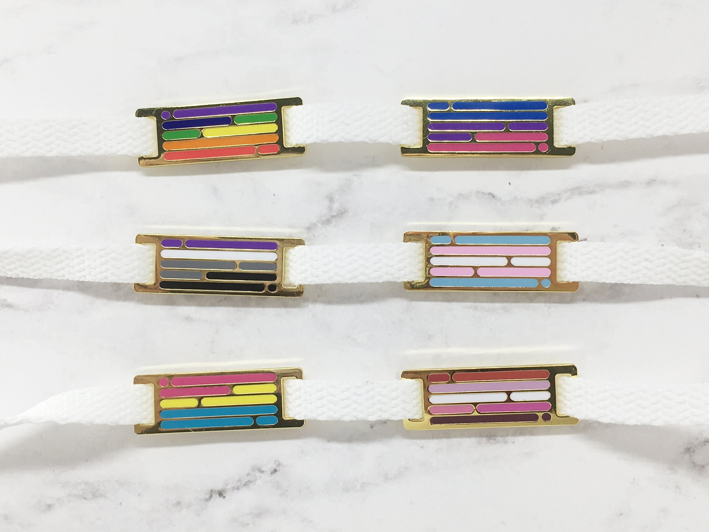 Pride Lace Locks Gay Lesbian Bisexual Pansexual | Etsy