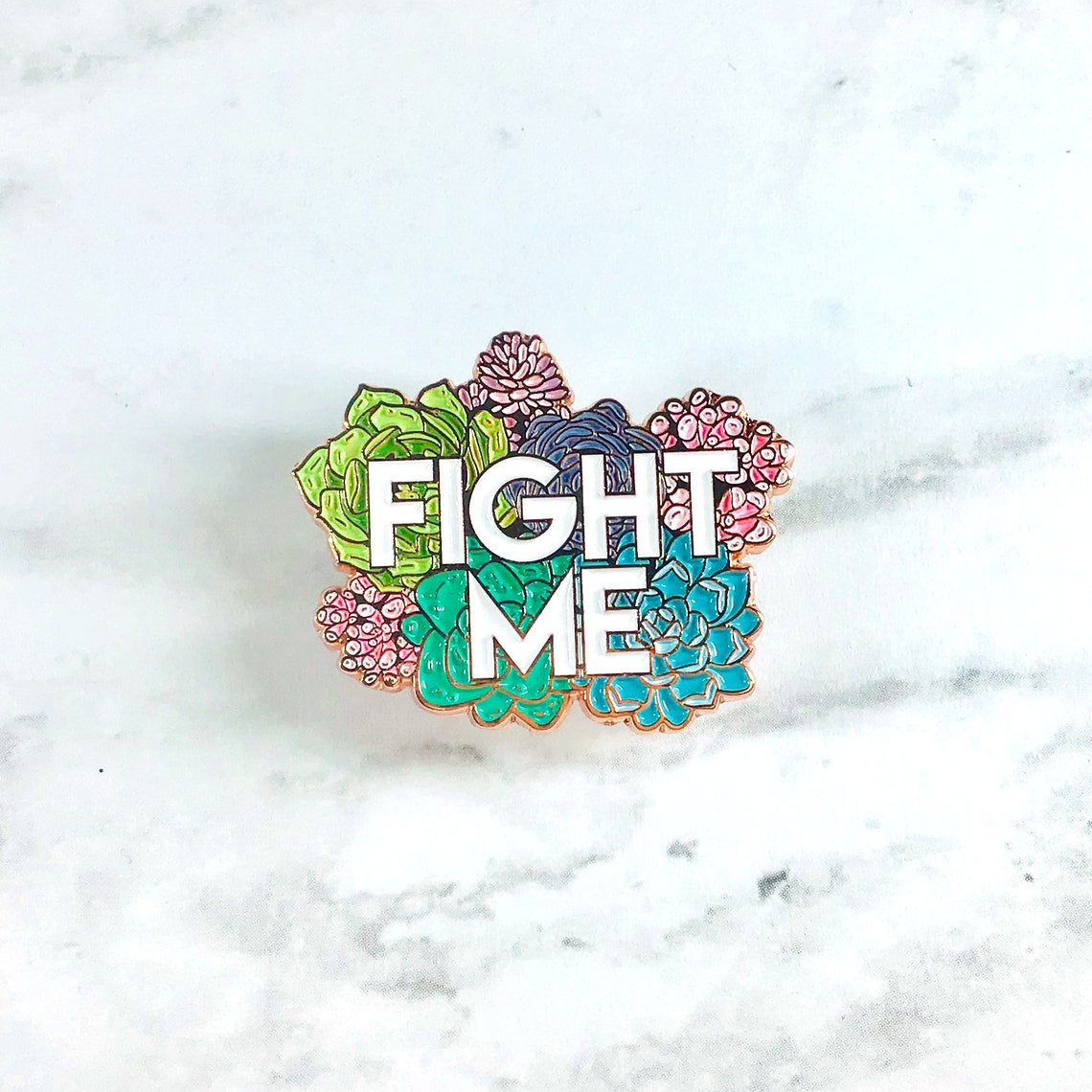 Fight Me - Enamel Pin Lapel Pin - Etsy