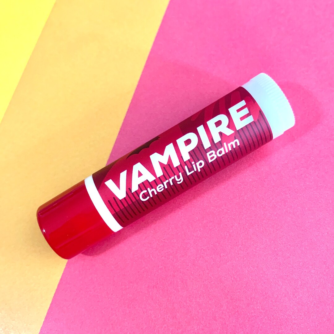 Vampire Cherry Lip Balm - All Natural Handmade Geek Balm - Etsy