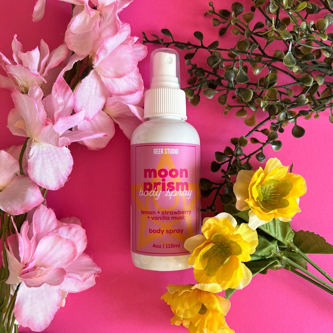 Moon Prism Body Spray Strawberry Lemon Vanilla Musk - Etsy