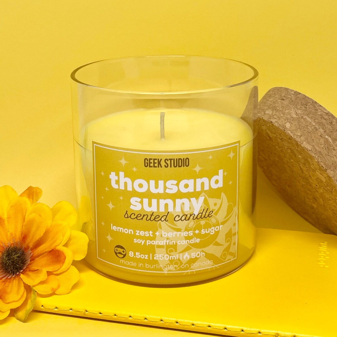 Thousand Sunny Candle Lemon Zest Berries Sugar - Etsy