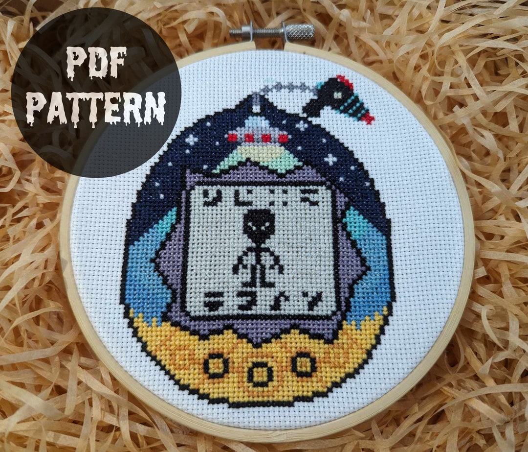 Alien Tamagotchi Cross Stitch Pattern - Etsy
