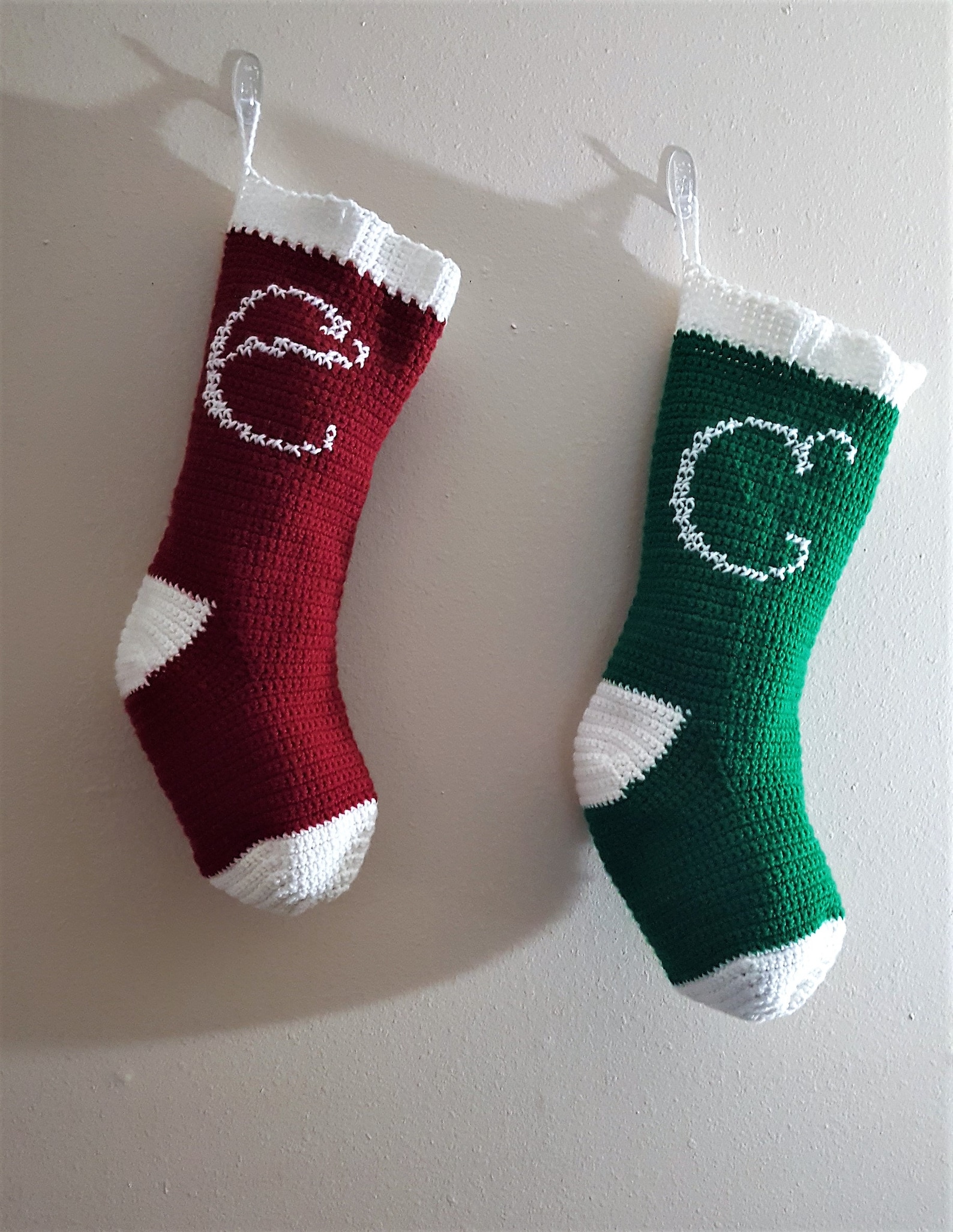 Large Christmas Stocking Crochet Pattern PDF Download - Etsy