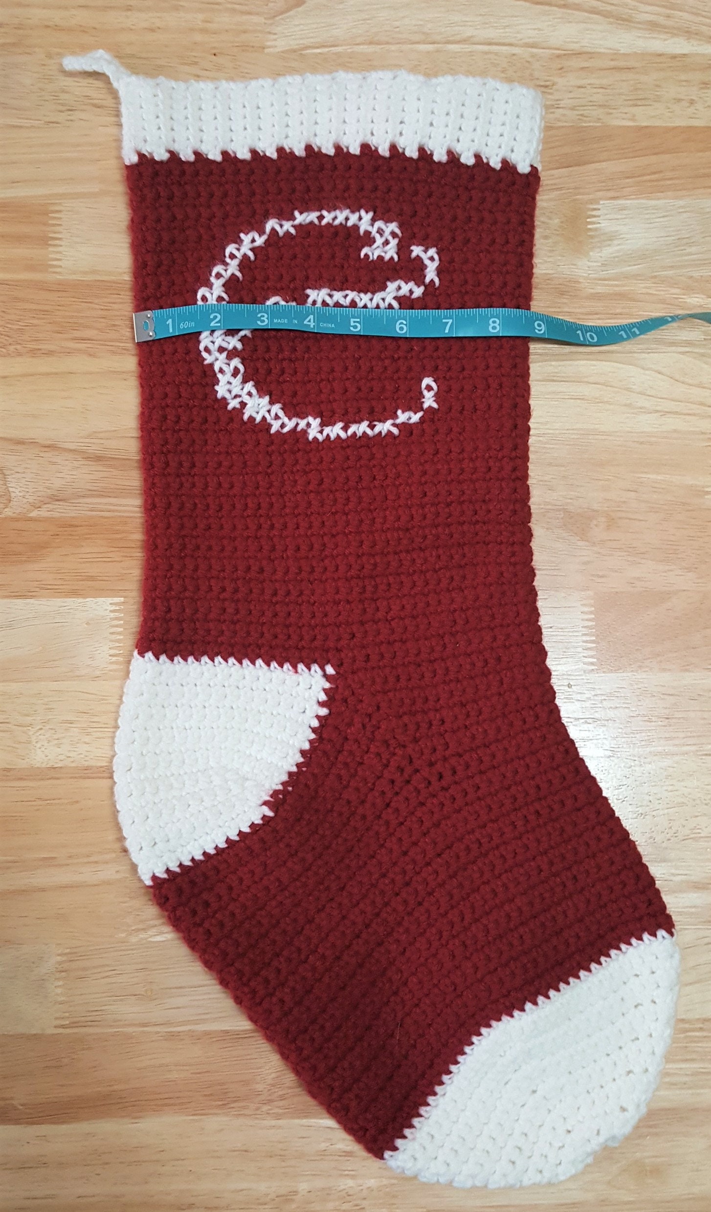 Large Christmas Stocking Crochet Pattern PDF Download - Etsy