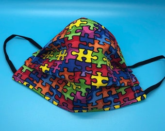 Autism Awareness Mask - Etsy