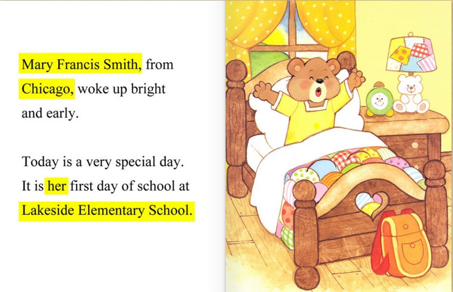 Libro personalizado para niños Mi primer día en la escuela | Etsy