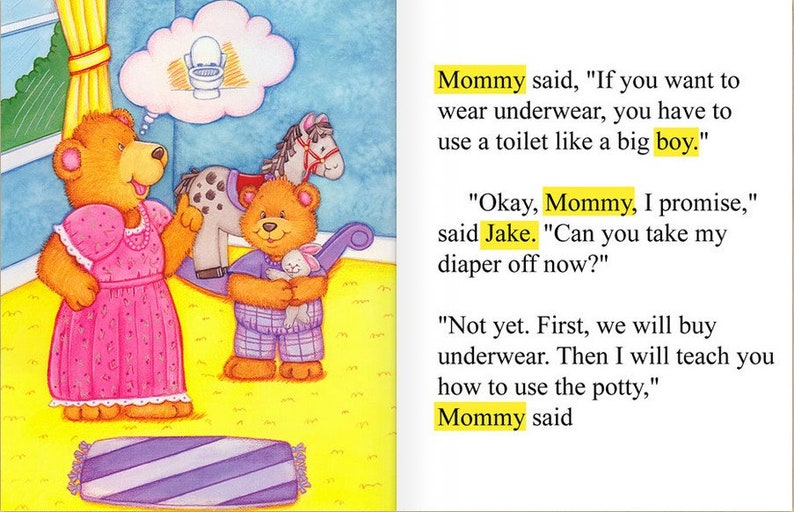 Personalized Children's Book No More Diapers | Etsy