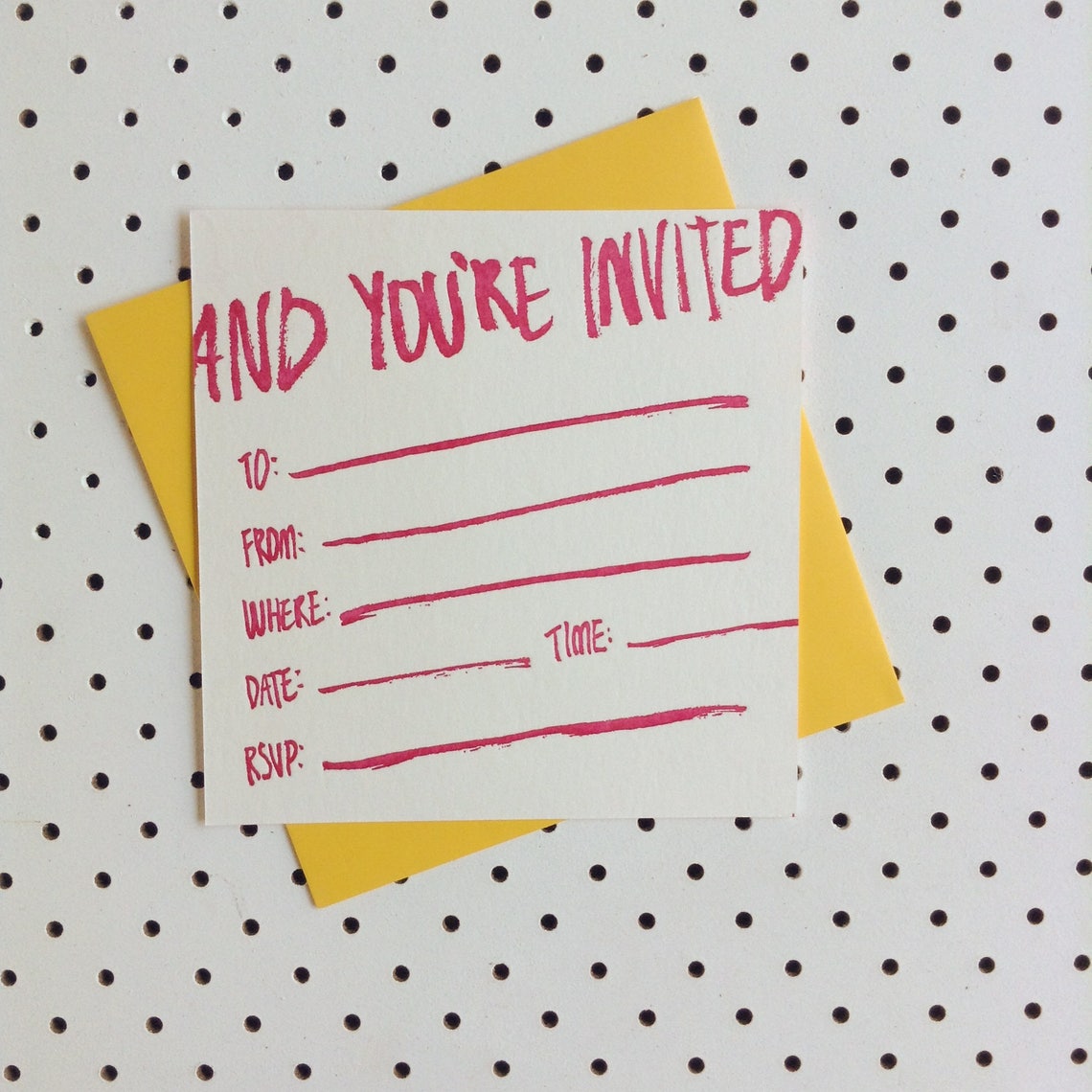 Fill-in Invitation - Set of 5 'it's My Birthday' - Etsy