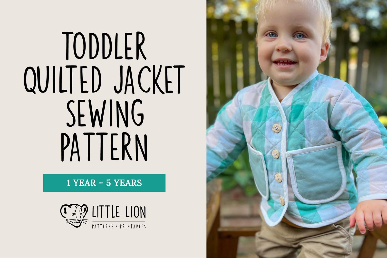 Toddler Quilted Jacket Sewing Pattern - Etsy