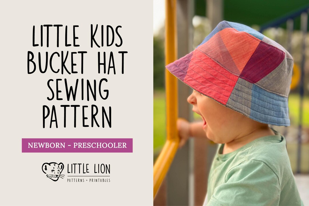 Little Kids Bucket Hat Sewing Pattern - Etsy