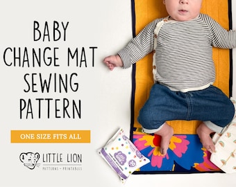 Floral Diaper Clutch and Mat, Baby Gift Set, Baby Changing Mat, Travel ...