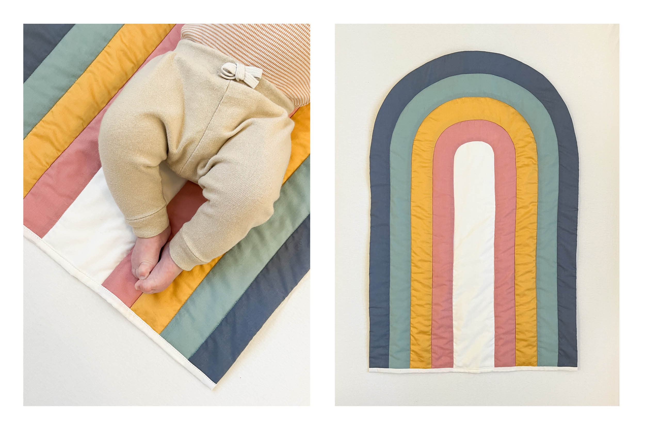 Baby Rainbow Play Mat Sewing Pattern - Etsy New Zealand