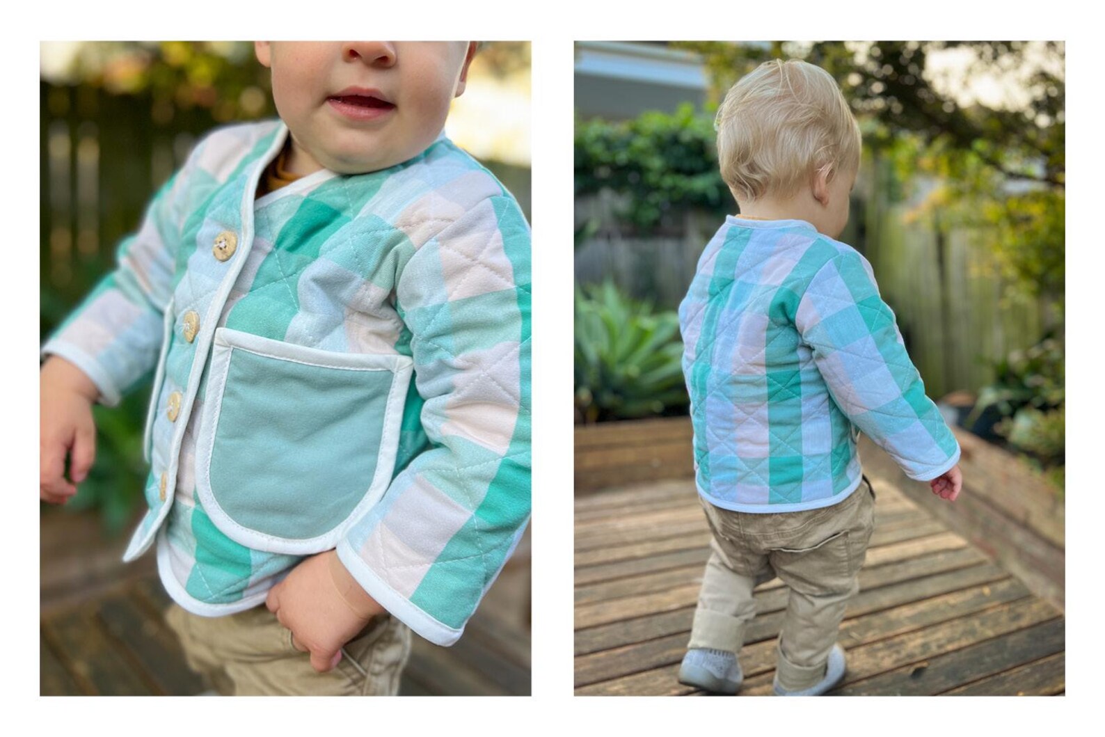 Toddler Quilted Jacket Sewing Pattern - Etsy
