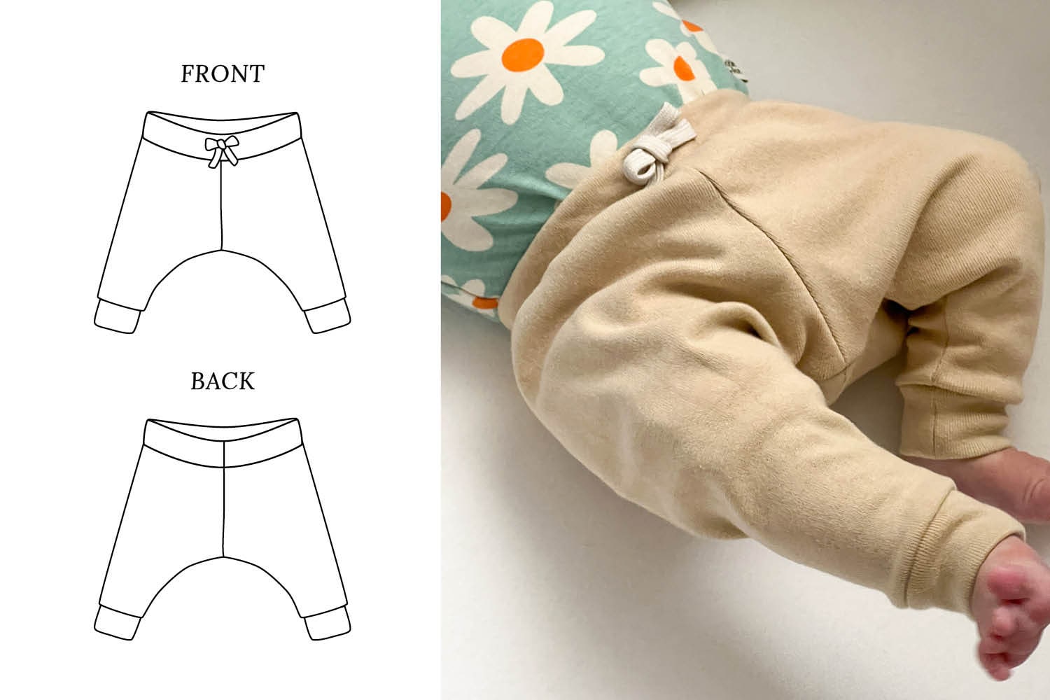 Baby Sweat Pants Sewing Pattern - Etsy