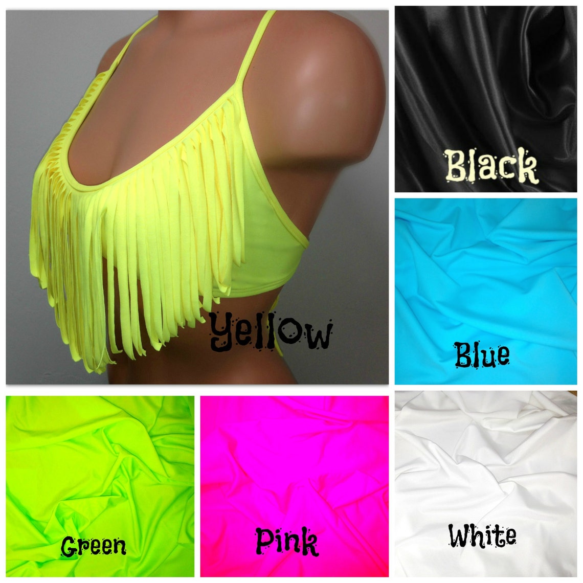 Fringe Trianlge Top - Etsy