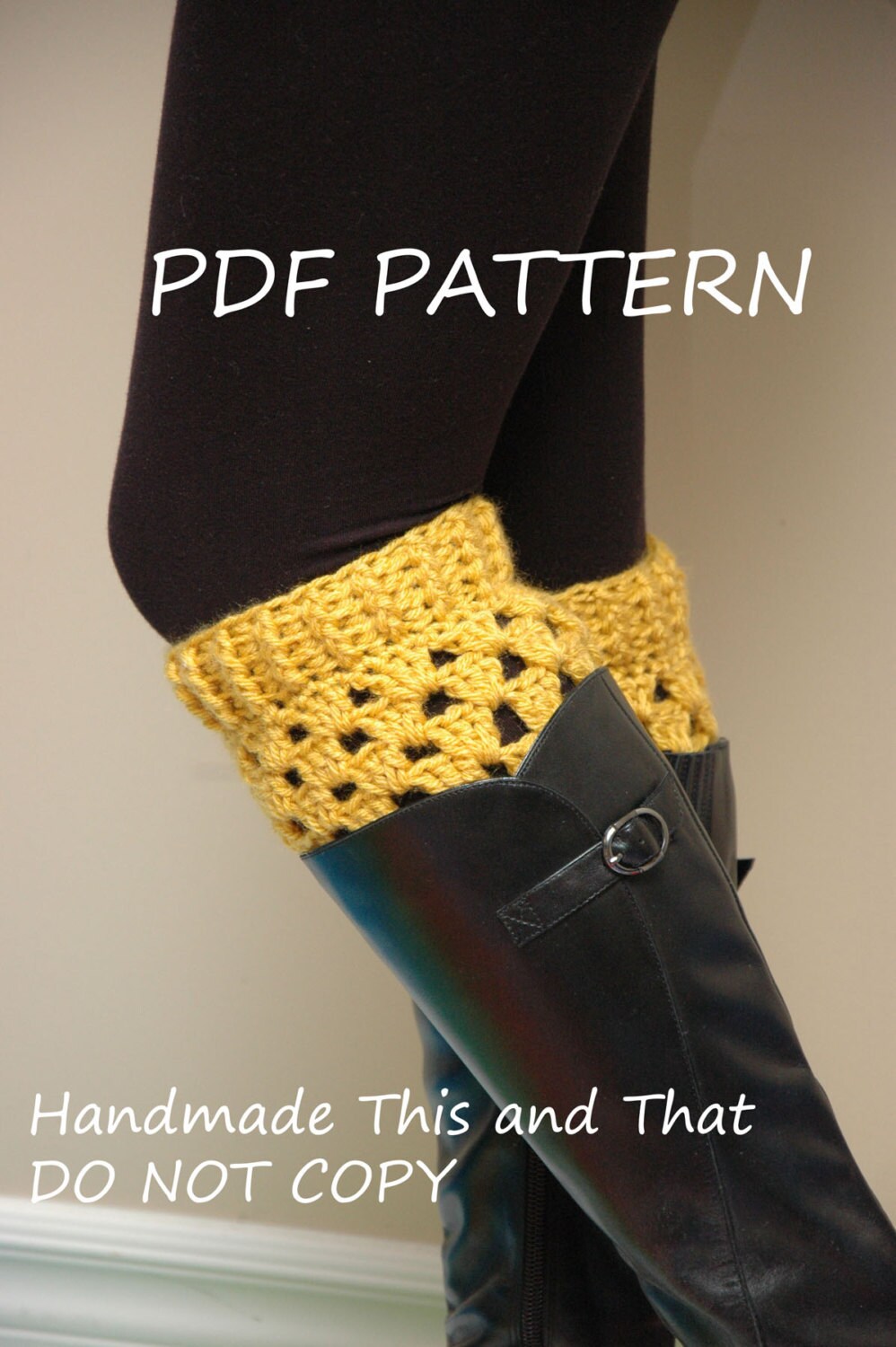 INSTANT DOWNLOADS Boot Cuff PATTERN Leg Warmers Boot | Etsy