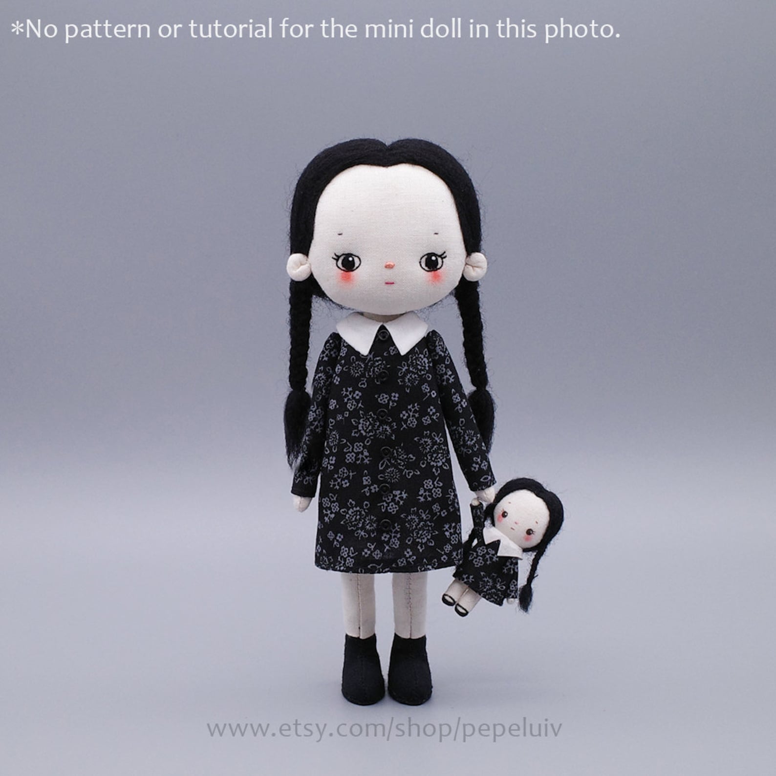 Pattern and Tutorial of Wednesday Doll - Etsy
