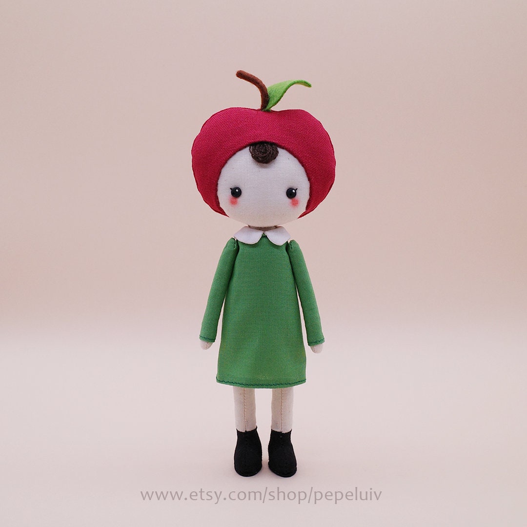 Pattern and Tutorial of Apple Girl Doll - Etsy