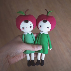 Pattern and Tutorial of Apple Girl Doll - Etsy