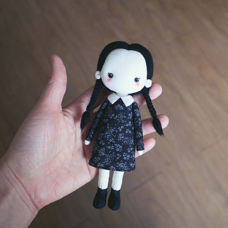 Pattern and Tutorial of Wednesday Doll | Etsy