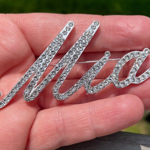 Rhinestone Brooches - Etsy