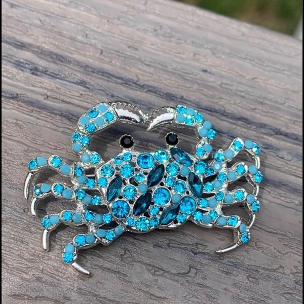 Crab Brooch - Etsy