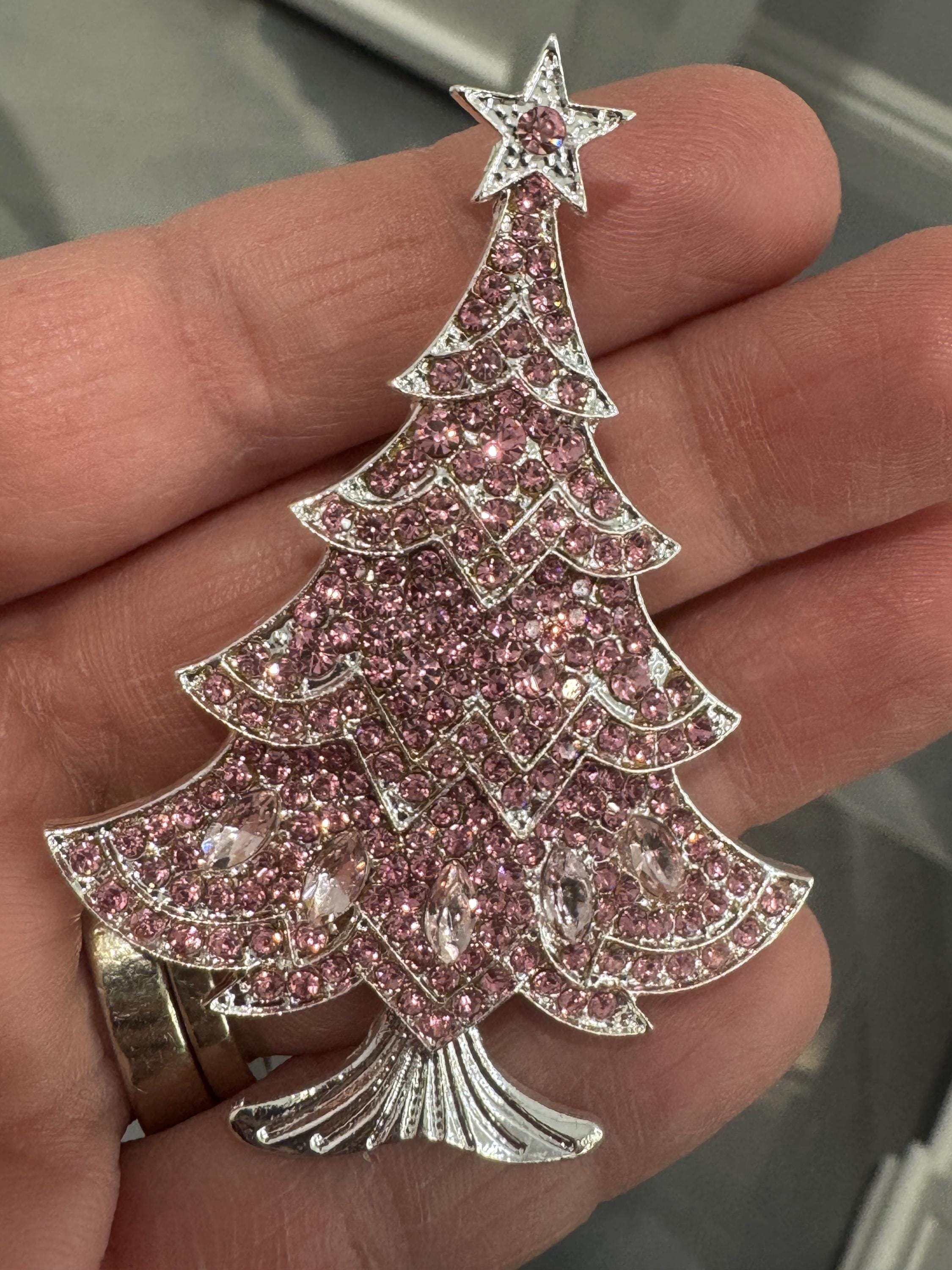 Silver christmas pins store
