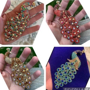 Stunning Large 3” Rhinestone Brooch Pin Number 50 50th Birthday ...