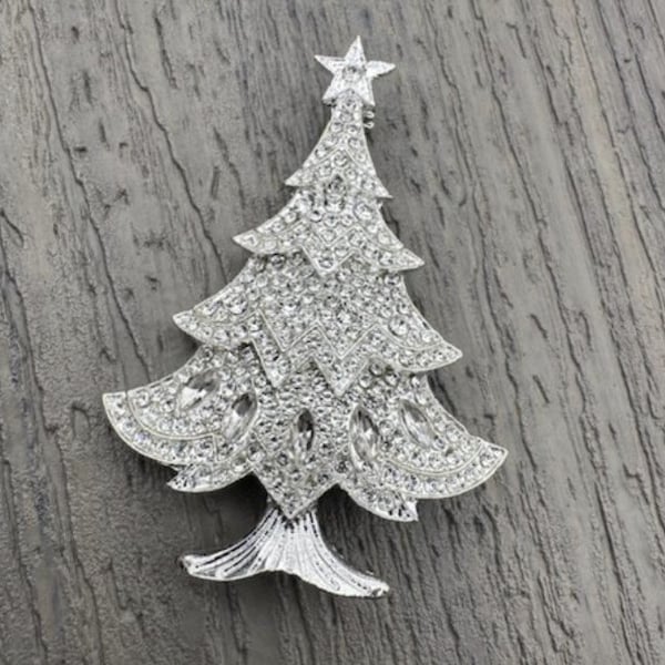 Christmas Tree Brooch - Etsy
