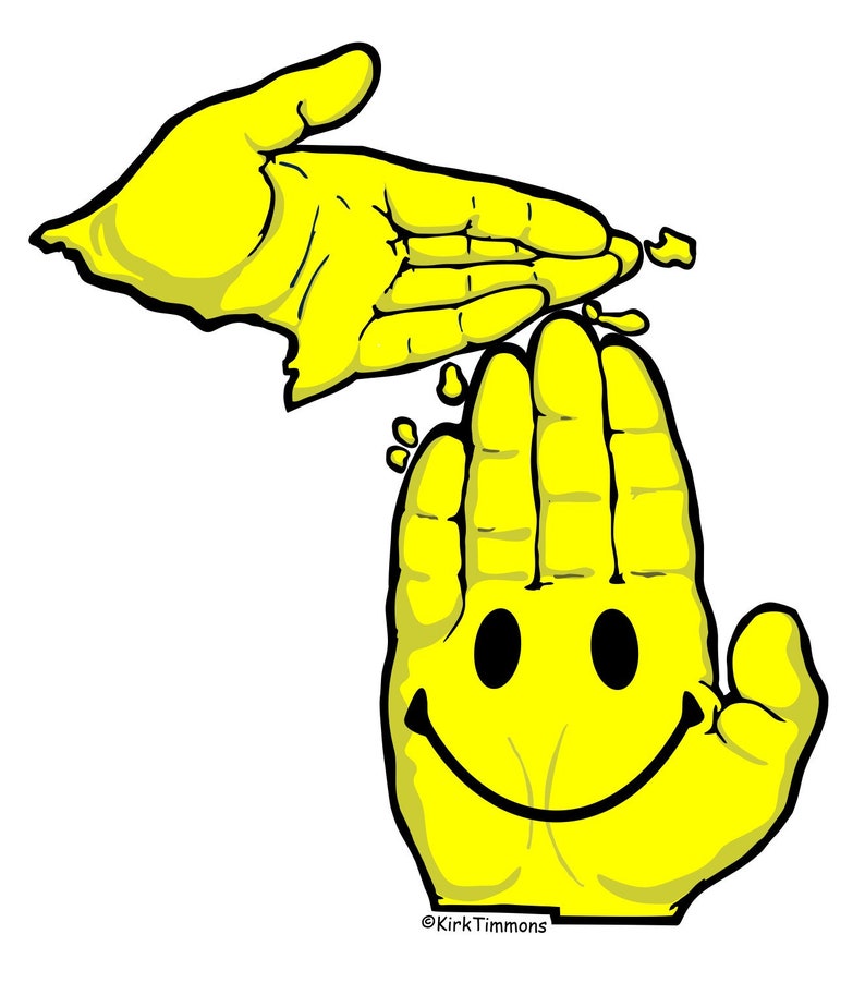 Sticker Decal Michigan Vinyl Smiley Face Bottle Car - Etsy