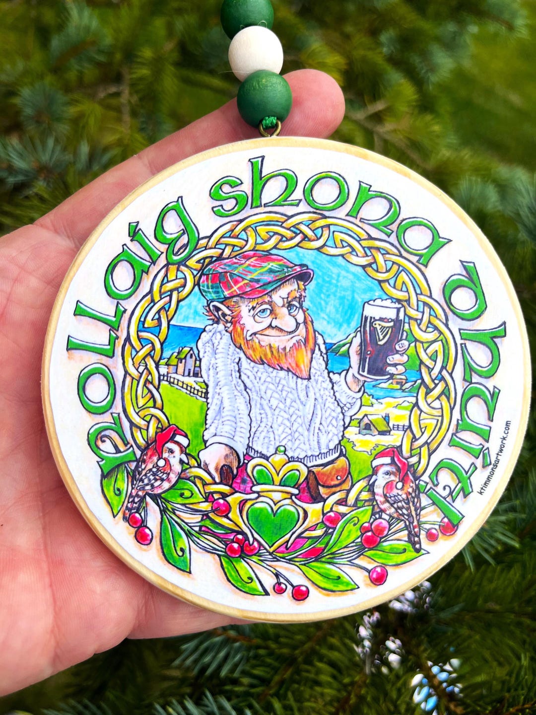 Ornament, Gnome, Irish, Christmas, Tree, Holiday, Santa, Clause ...