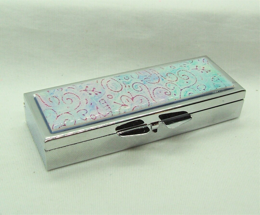 Rectangle Pill Box Container for Home or Travel 3 Compartments - Etsy