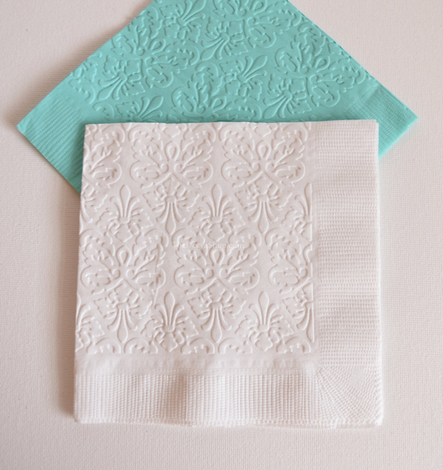 Embossed Cocktail Napkins embossed Beverage Cocktail Napkins - Etsy