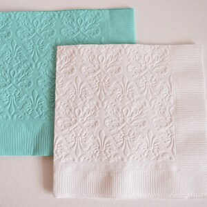 Embossed Cocktail Napkins embossed Beverage Cocktail Napkins ...