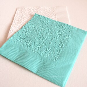 Embossed Cocktail Napkins embossed Beverage Cocktail Napkins ...