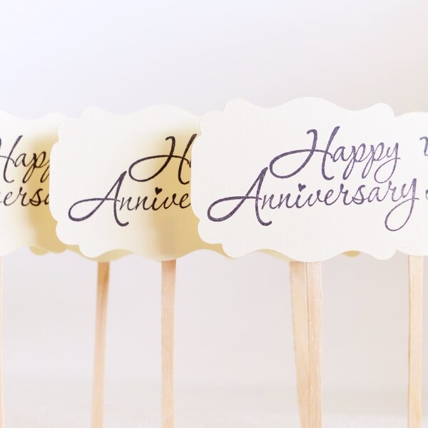 50th Anniversary Cupcake Toppers - Etsy