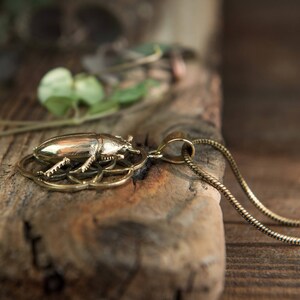Flower of Life Pendant With June Beetle (jbp024) Brass Sacred Geometry ...