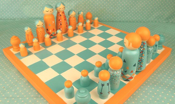Custom Child's Chess Set | Etsy