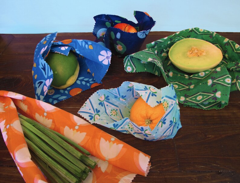 Envoltura de alimentos reutilizables - Etsy España