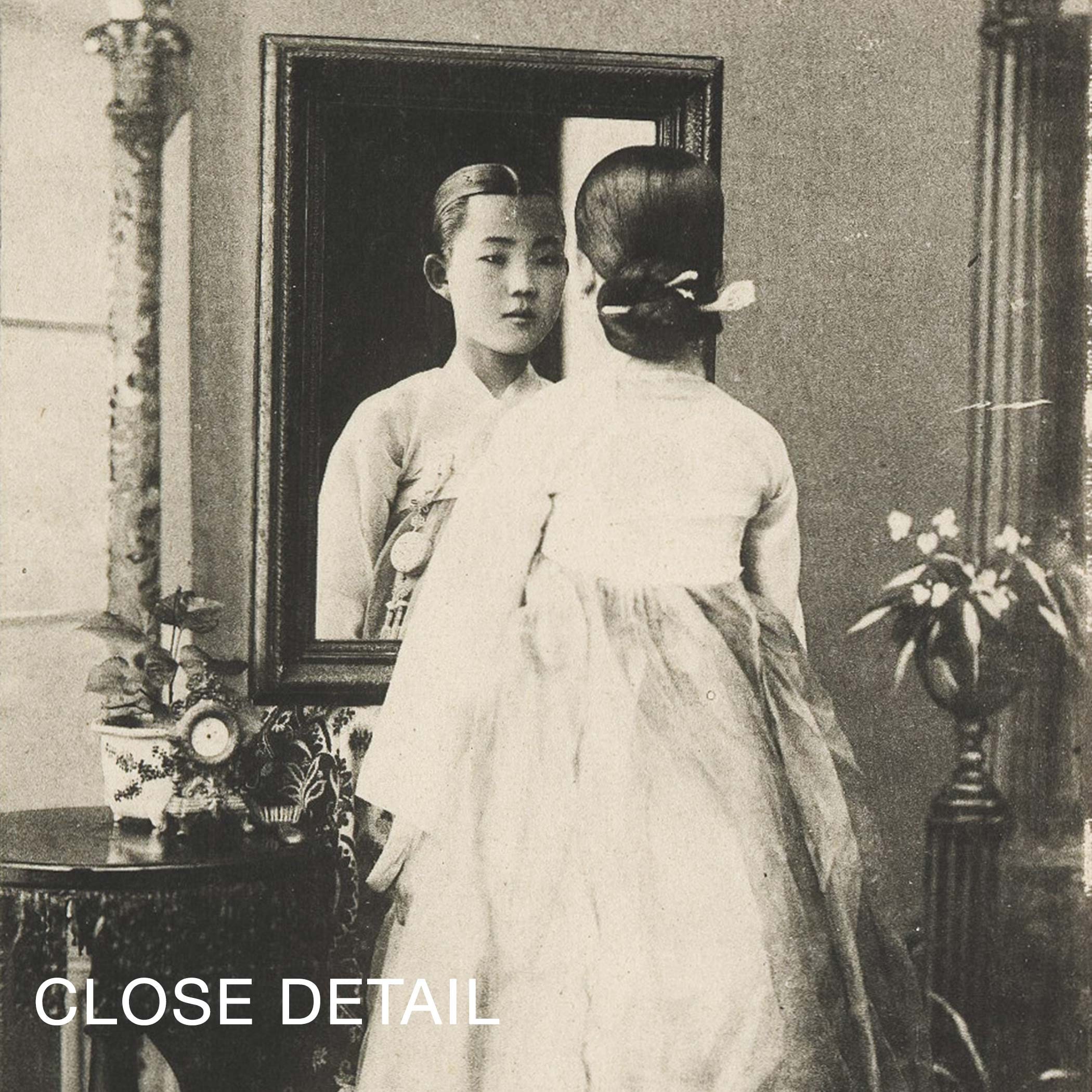 Traditional Korean Print • Korean Vintage Poster • Woman Photo • South ...